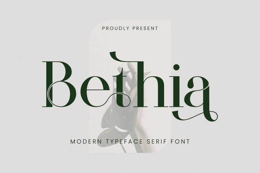 Bethia Font · 1001 Fonts
