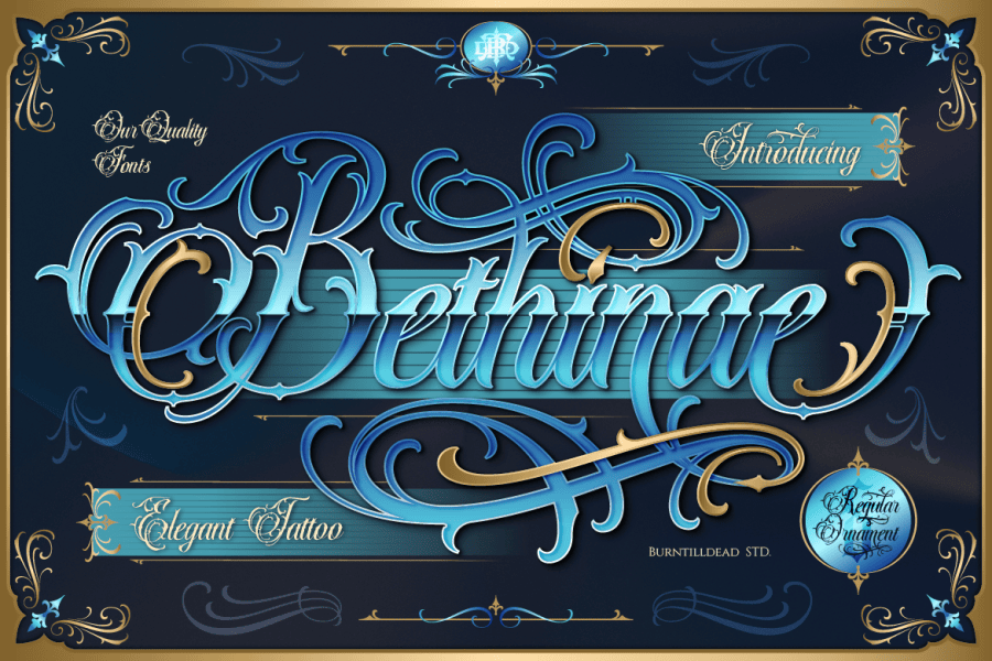 Bethinae Demo Font · 1001 Fonts