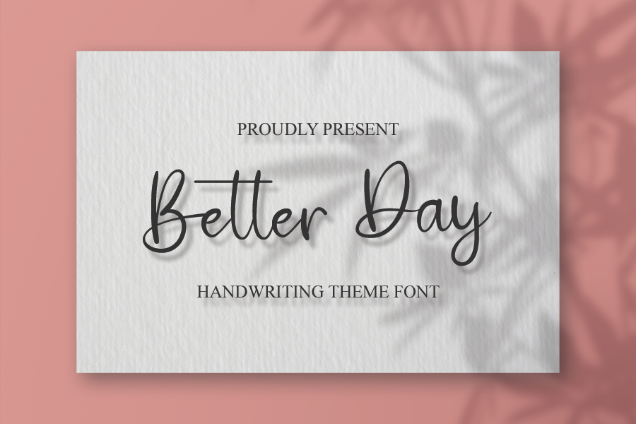 Better Day Font · 1001 Fonts