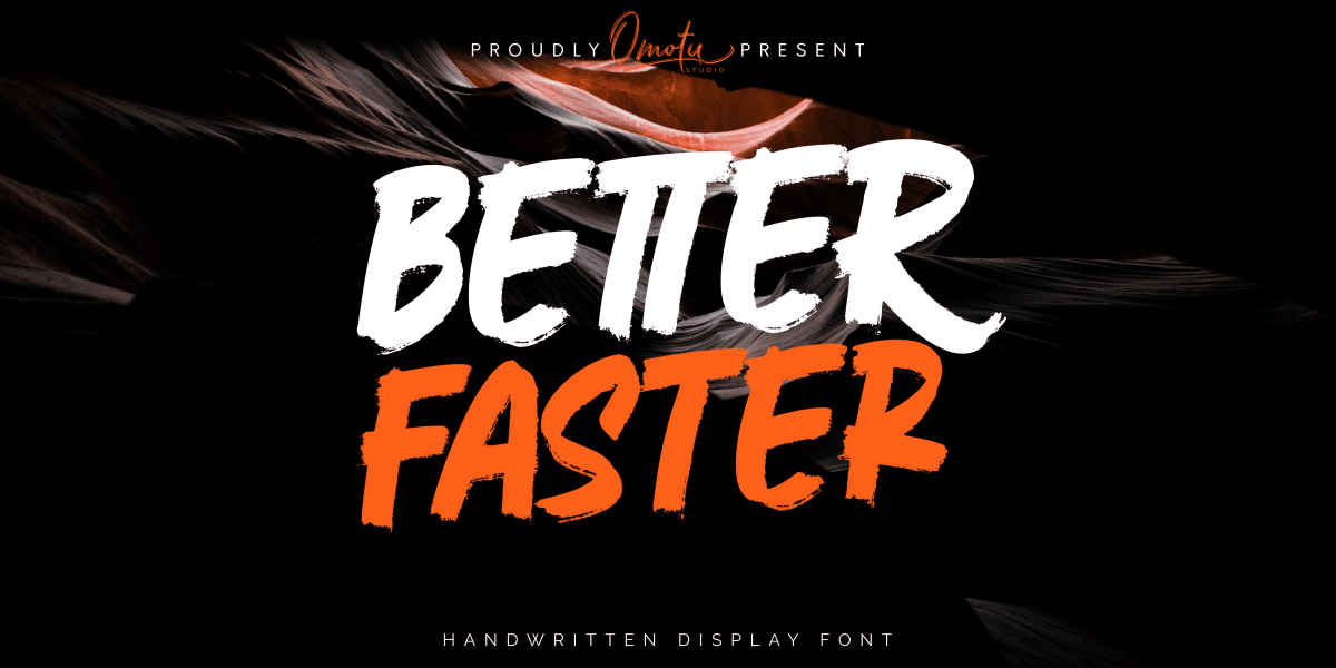 Better Faster Font Family · 1001 Fonts