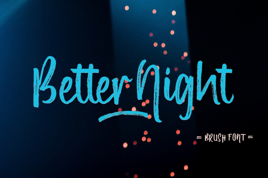 Better Night Font Family · 1001 Fonts