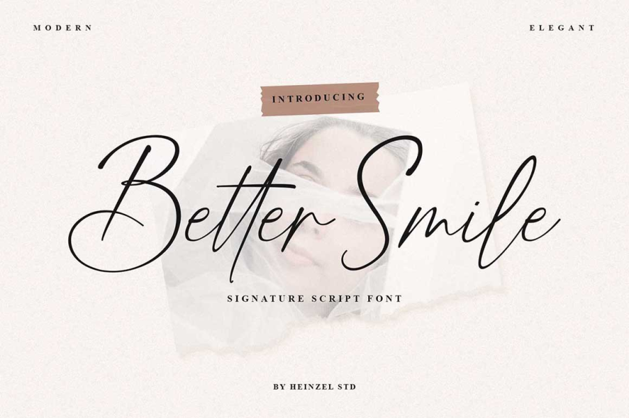 Better Smile Font · 1001 Fonts
