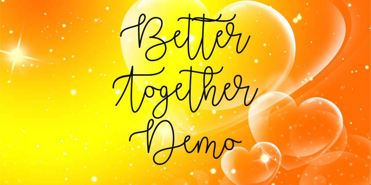 Better Together Demo Font · 1001 Fonts