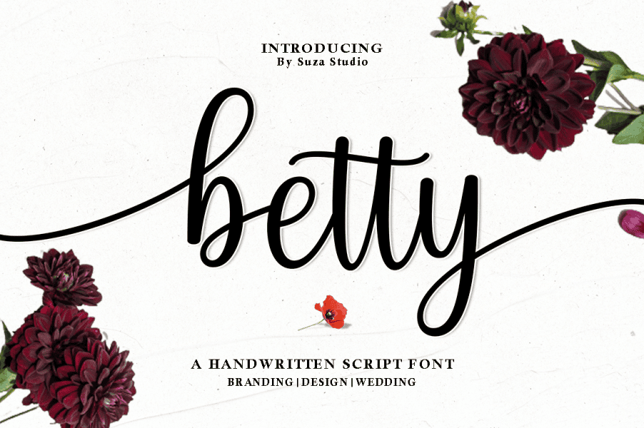 Betty Script Font · 1001 Fonts