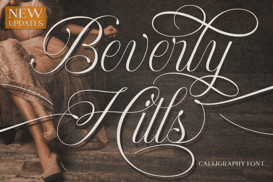 Beverly Hills Typeface DEMO Font · 1001 Fonts