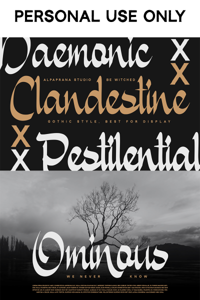 Bewitched Free Font · 1001 Fonts