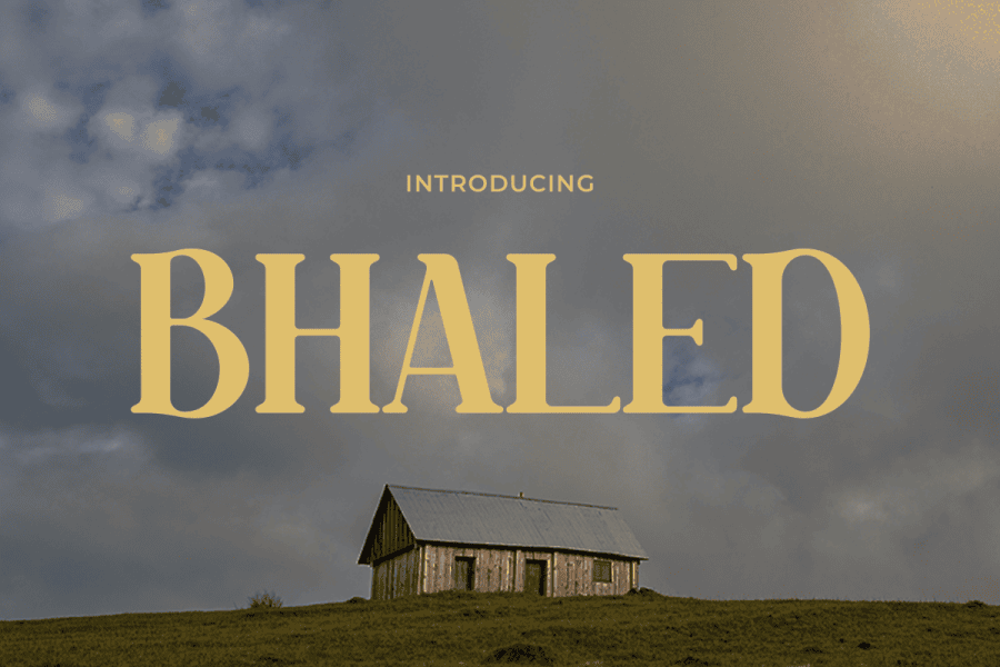 BHALED Font · 1001 Fonts