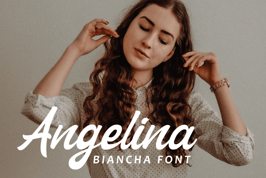 Biancha Brush Script Font · 1001 Fonts