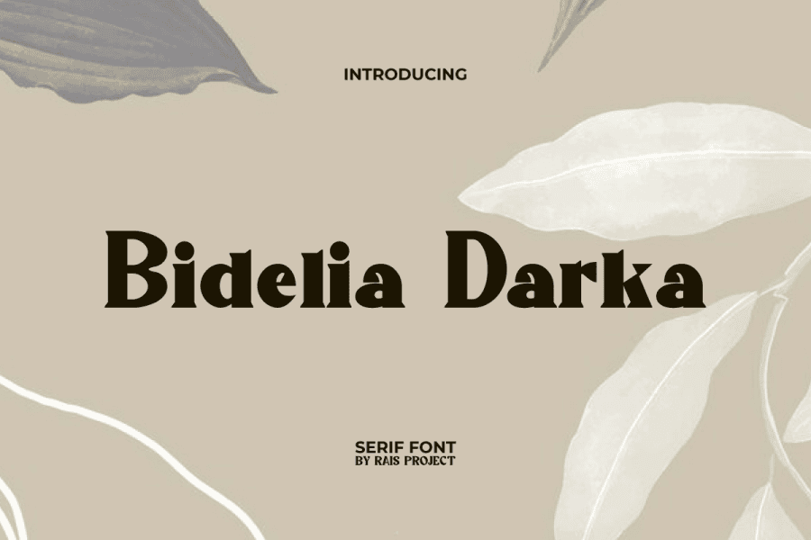 Bidelia Darka Demo Font · 1001 Fonts
