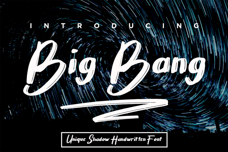 Big Bang Font Family · 1001 Fonts