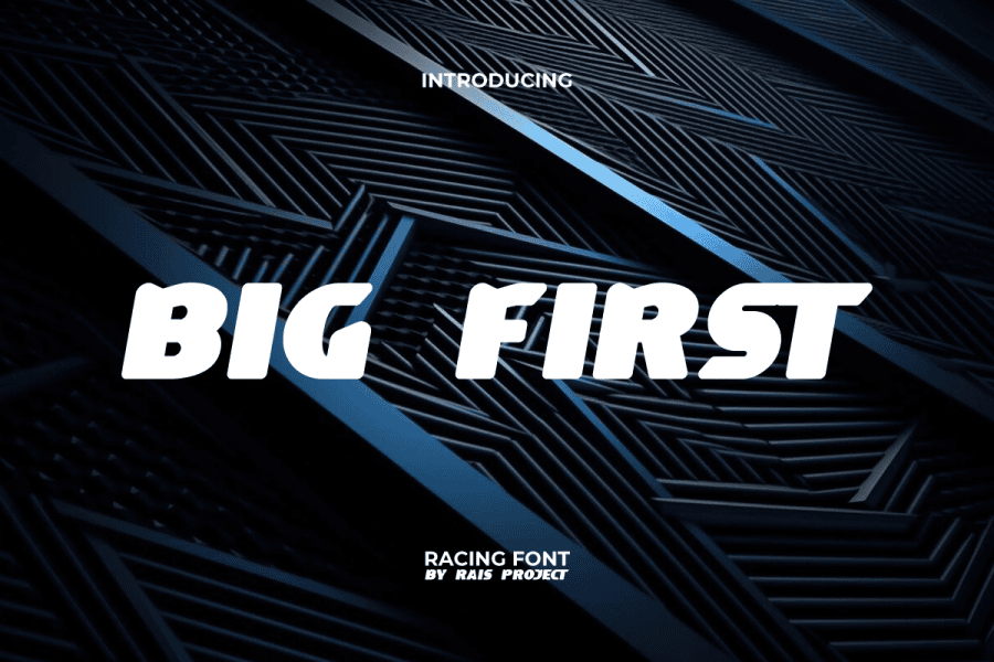 Big First Demo Font · 1001 Fonts