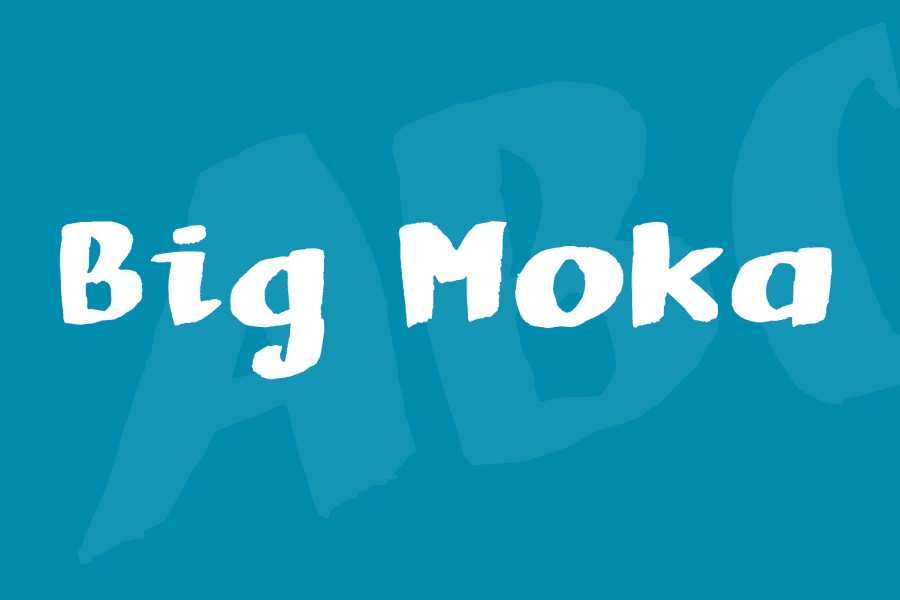 Big Moka Font · 1001 Fonts