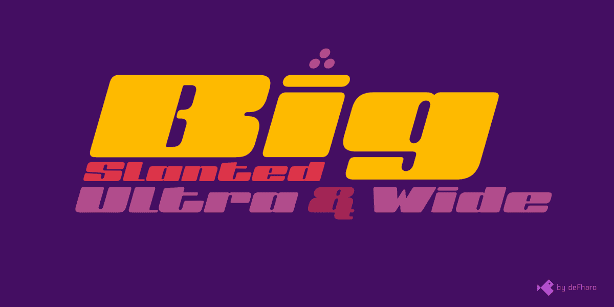 BIG Slant Font · 1001 Fonts