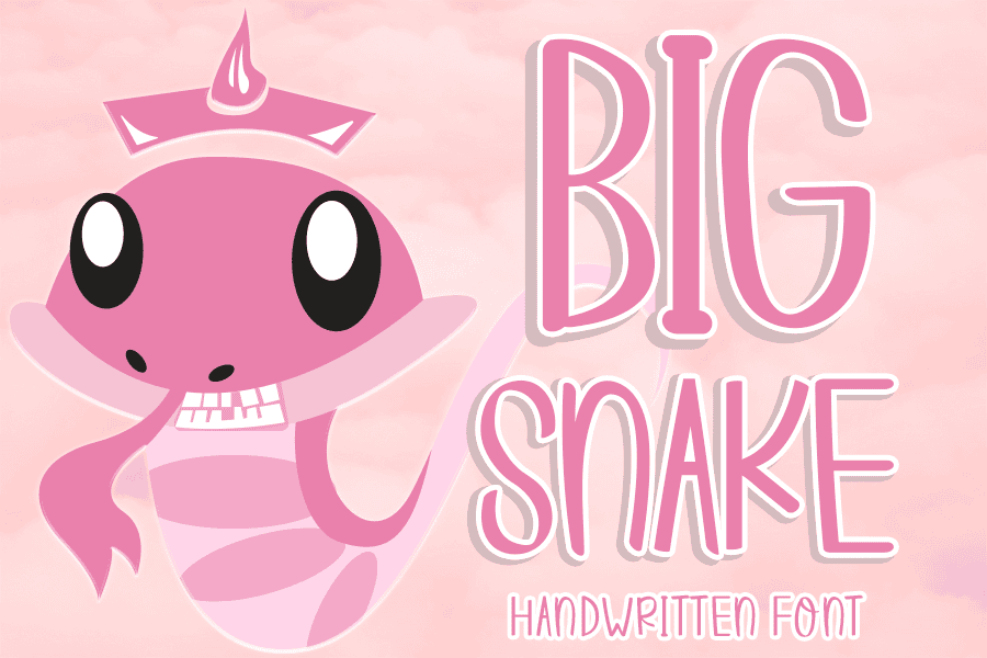 BIG SNAKE Font · 1001 Fonts