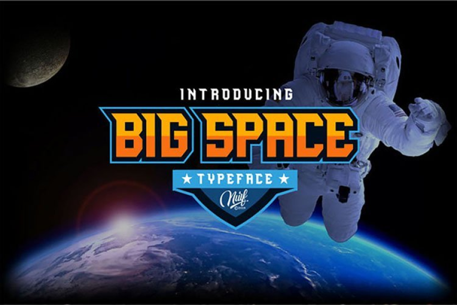 Big Space Font · 1001 Fonts
