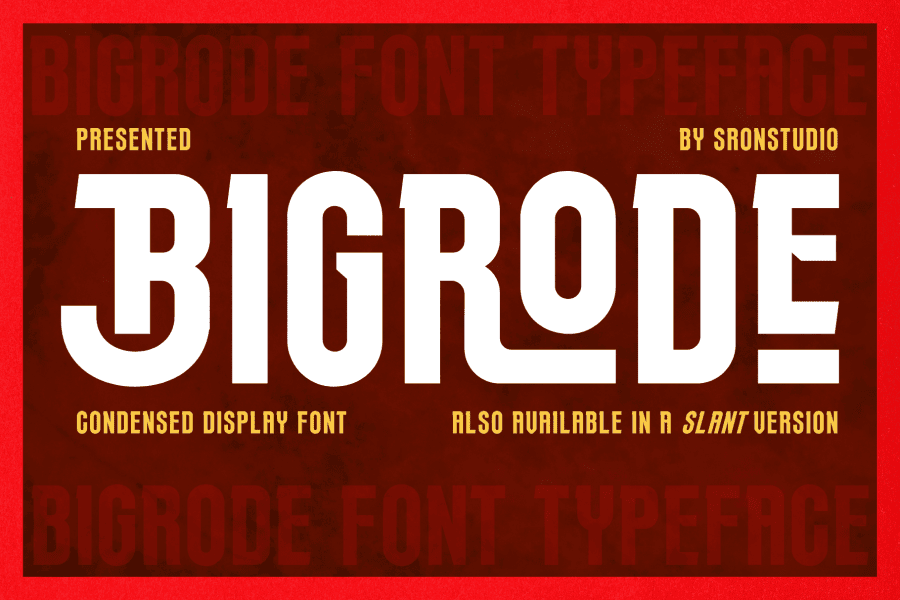 Bigrode Font Family · 1001 Fonts