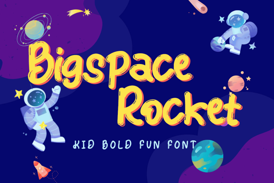 Bigspace Rocket Font · 1001 Fonts