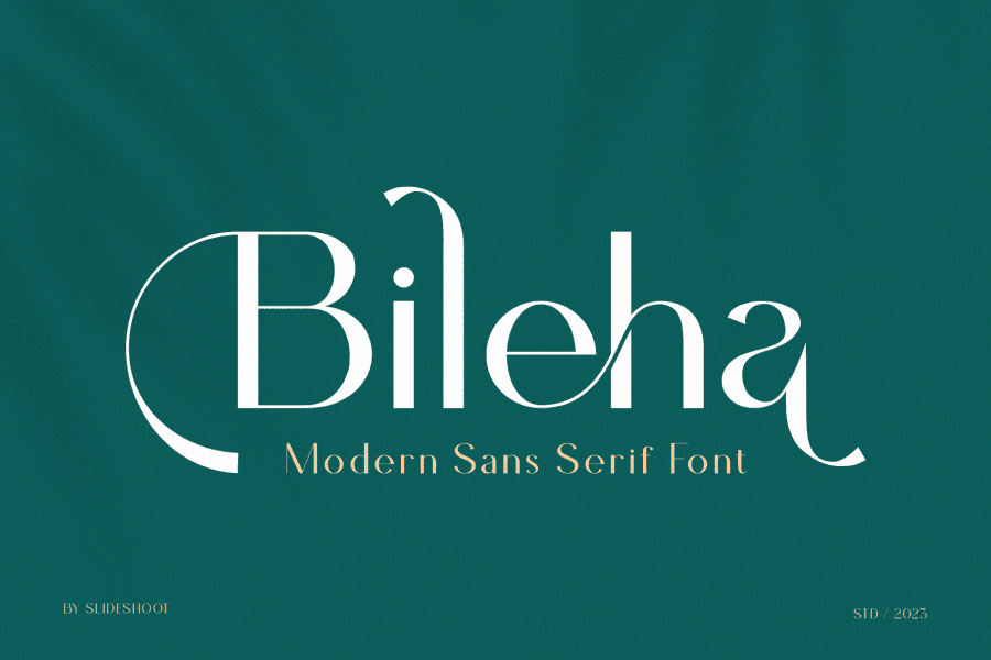 Bileha Font · 1001 Fonts