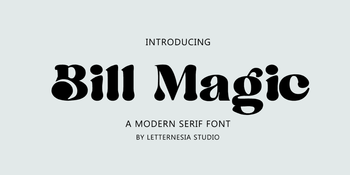 Bill Magic Font · 1001 Fonts