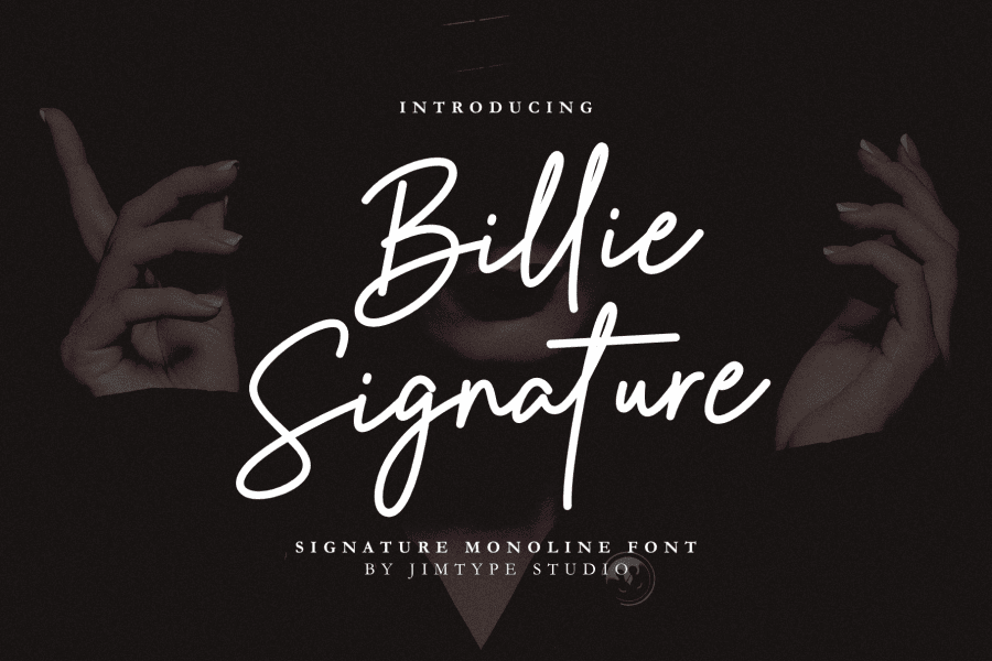 Billie Signature DEMO! Font · 1001 Fonts