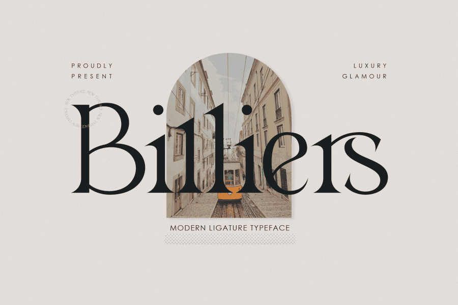 Billiers Font · 1001 Fonts