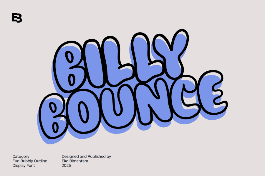 Billy Bounce Font · 1001 Fonts