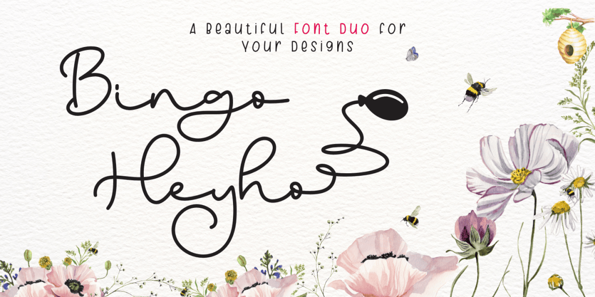 Bingo Heyho Free Font · 1001 Fonts
