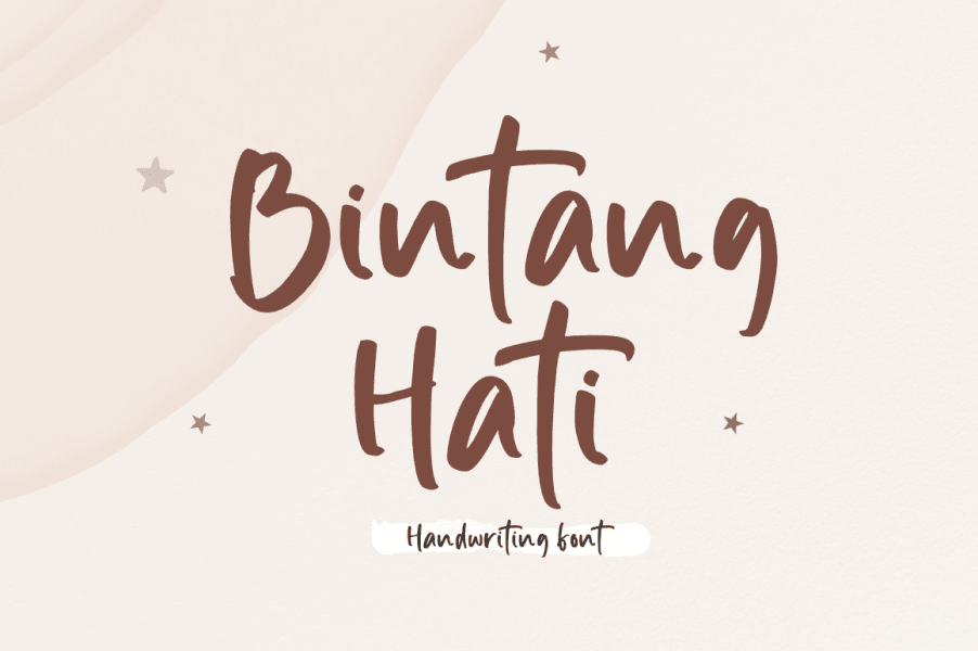 Bintang Hati Font · 1001 Fonts