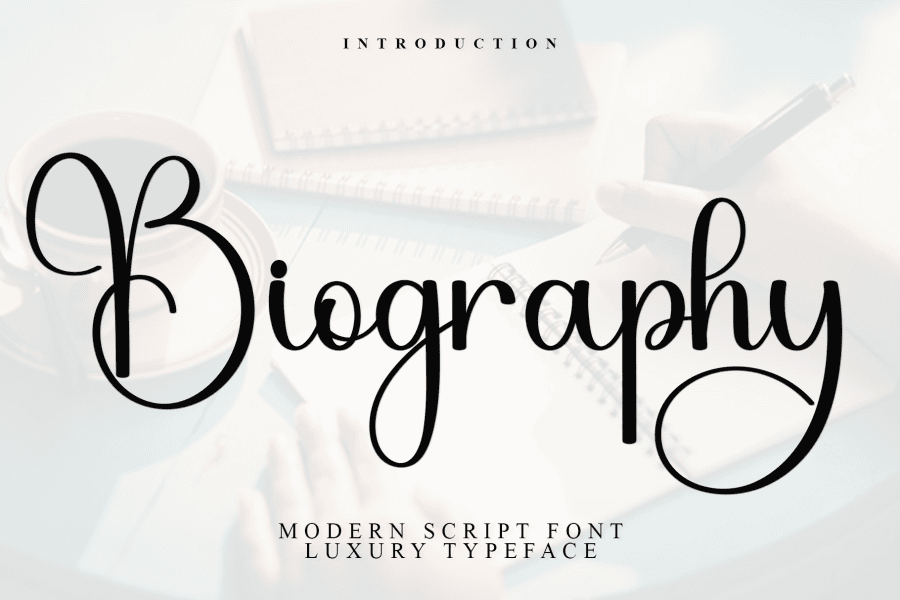Biography Font · 1001 Fonts