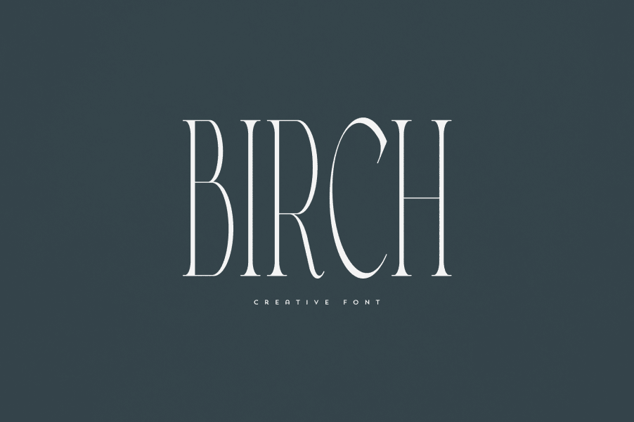 Birch Font · 1001 Fonts