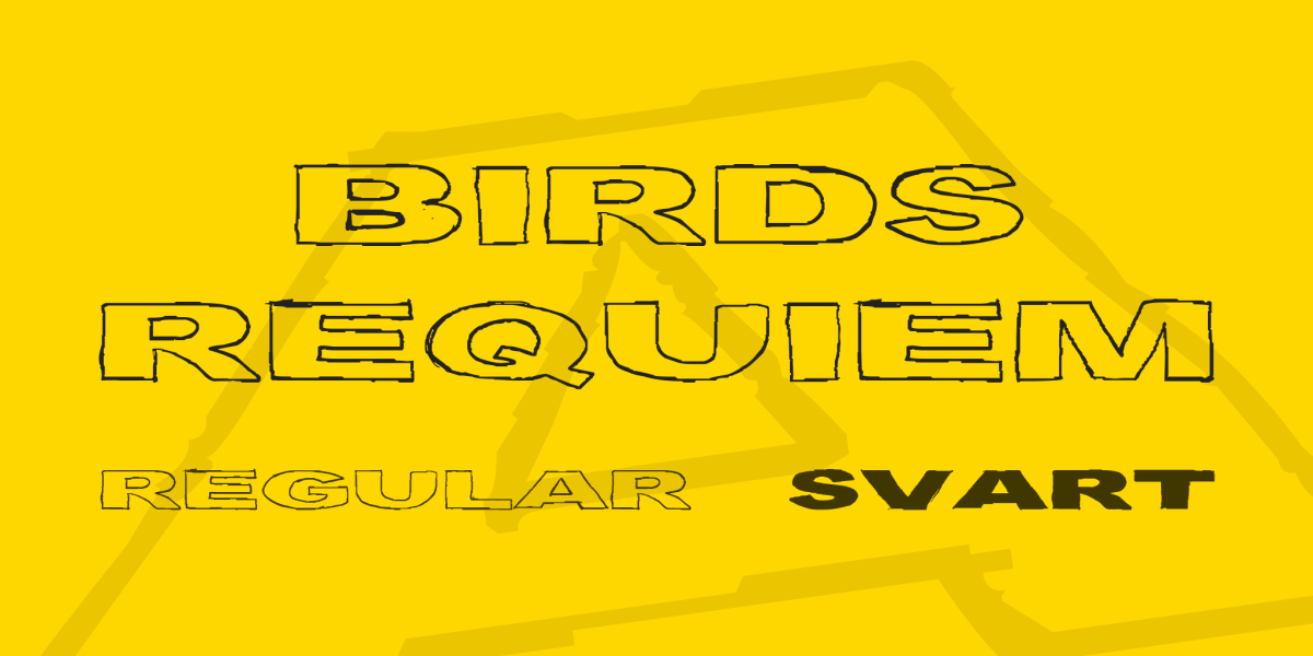 Birds Requiem Font Family · 1001 Fonts