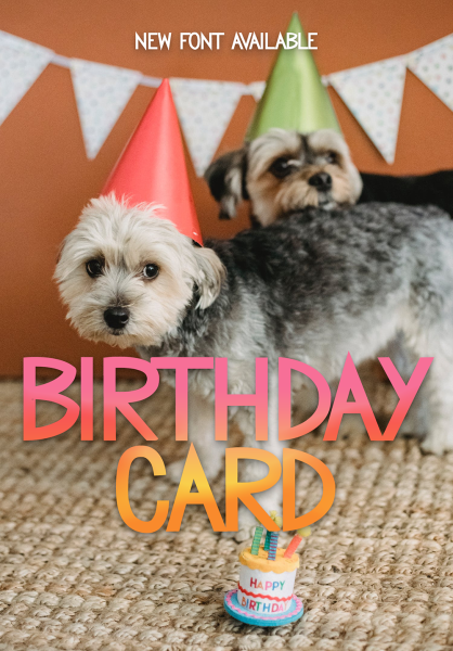 4 Free Birthday, Caps Only, Card Fonts · 1001 Fonts