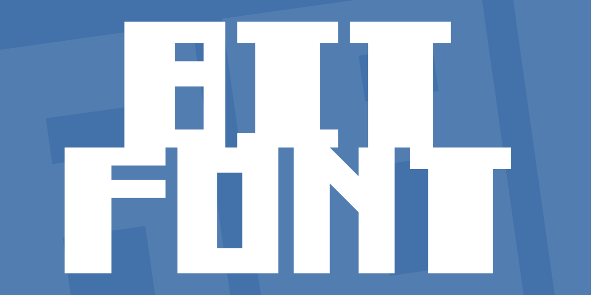 Bit font Font · 1001 Fonts