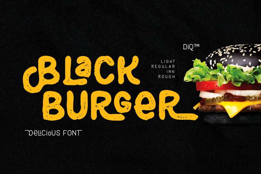 Black Burger Font · 1001 Fonts