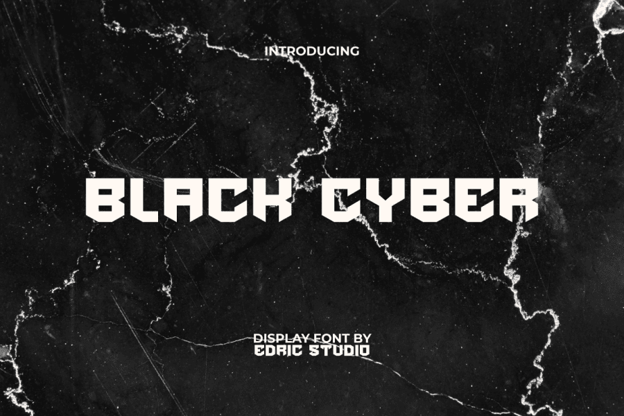 Black Cyber Demo Font · 1001 Fonts