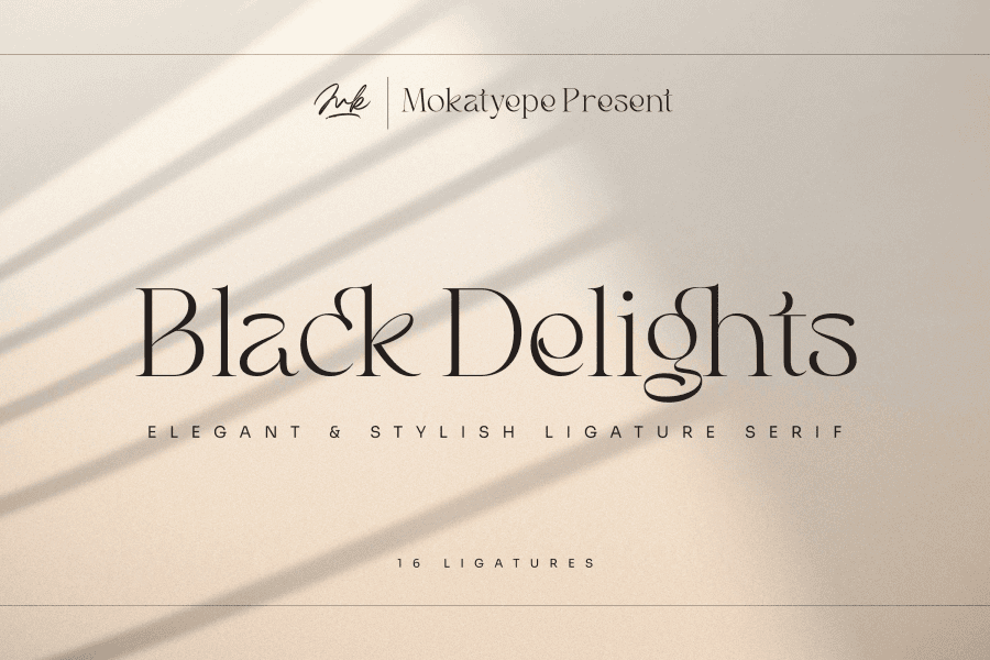 Black Delights Font · 1001 Fonts