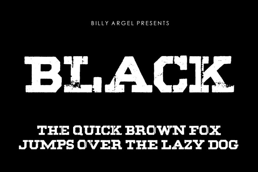 BLACK Font · 1001 Fonts
