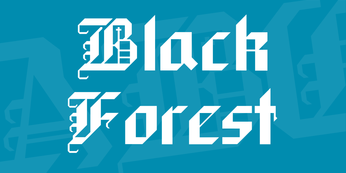Black Forest Font · 1001 Fonts