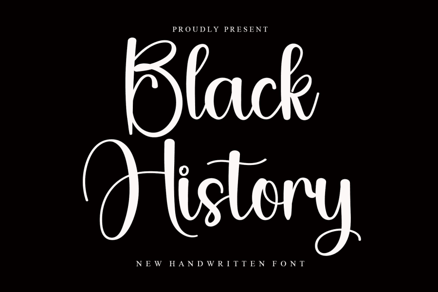 Black History Font · 1001 Fonts