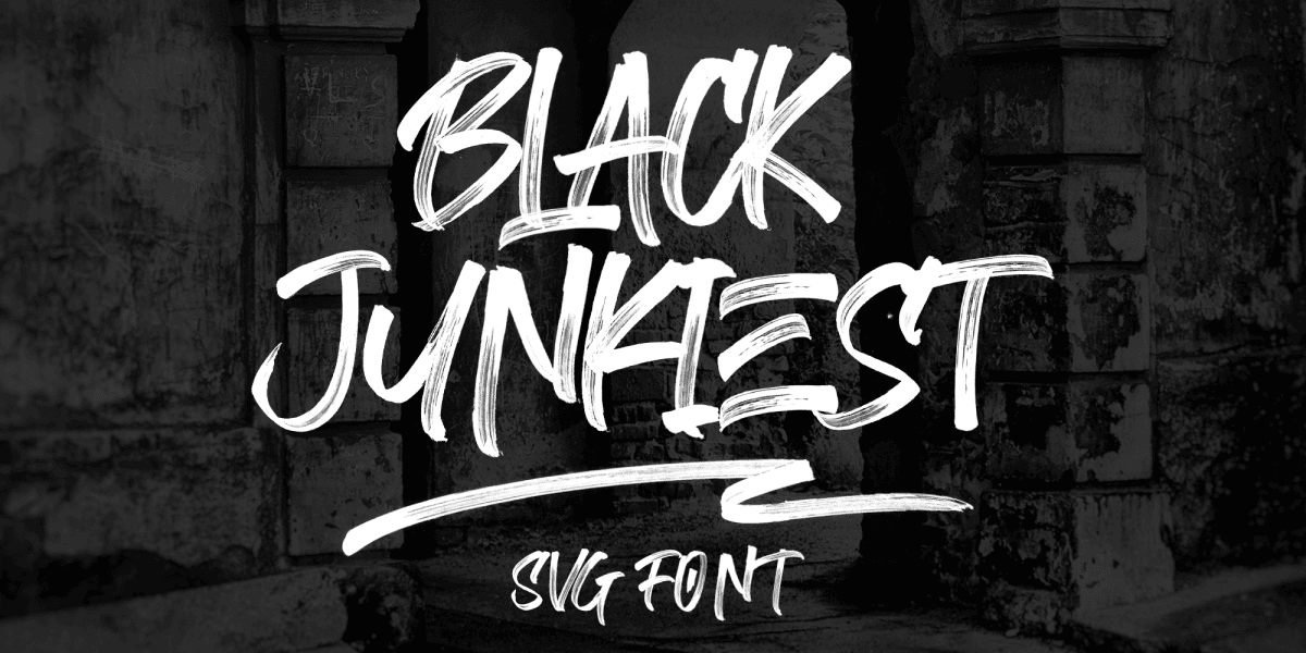 Black Junkiest Font · 1001 Fonts