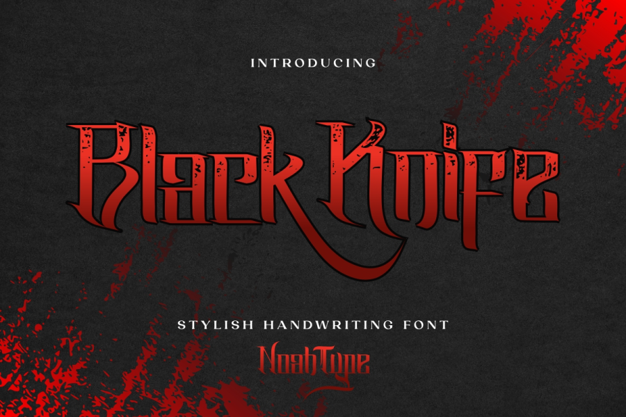 Black Knife Demo Font · 1001 Fonts