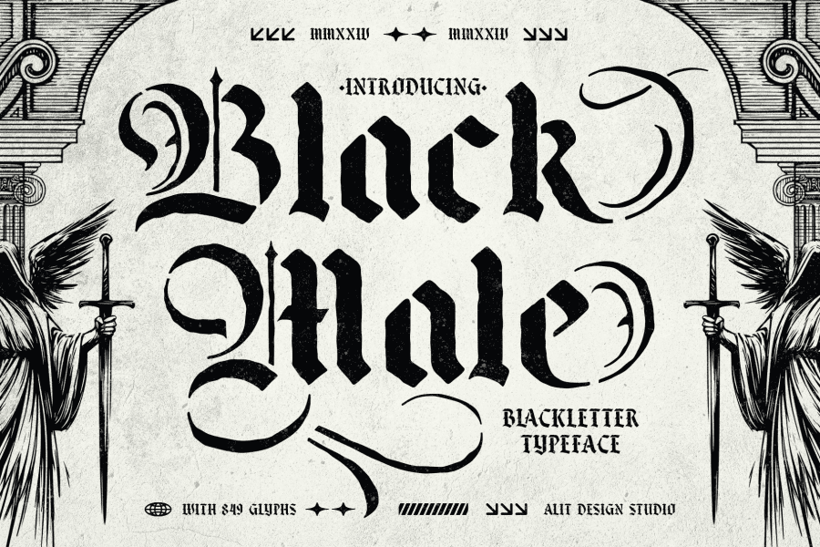 40 Free Engraving Fonts · 1001 Fonts