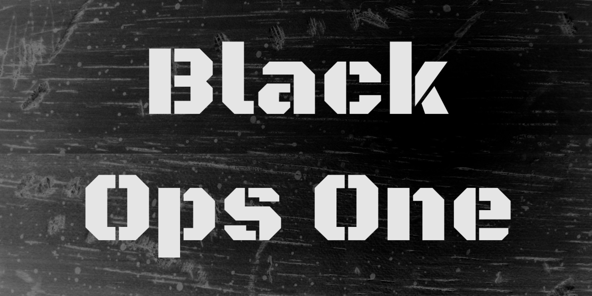 Black Ops One Font · 1001 Fonts