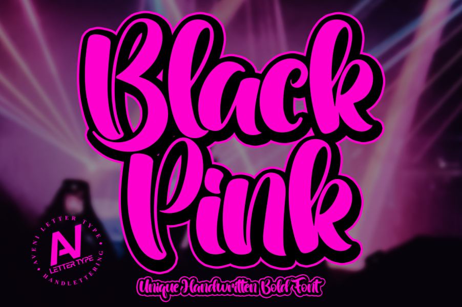 Black Pink Font · 1001 Fonts