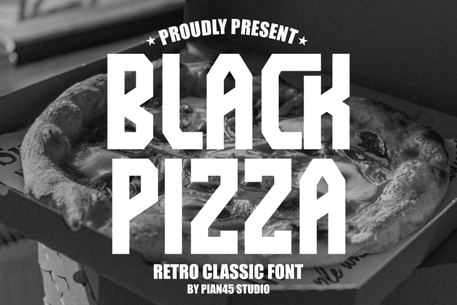 Black Pizza Font · 1001 Fonts