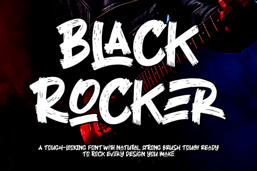 Black Rocker Font · 1001 Fonts