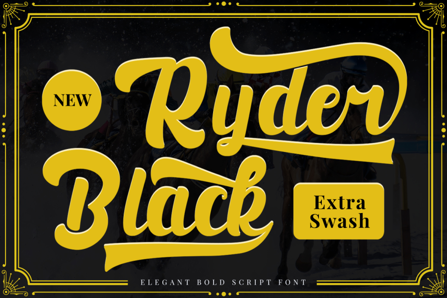 Black Ryder Demo Font · 1001 Fonts