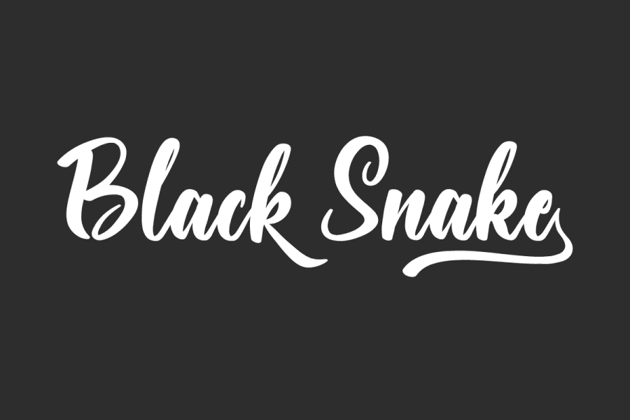 Black Snake Demo Font · 1001 Fonts