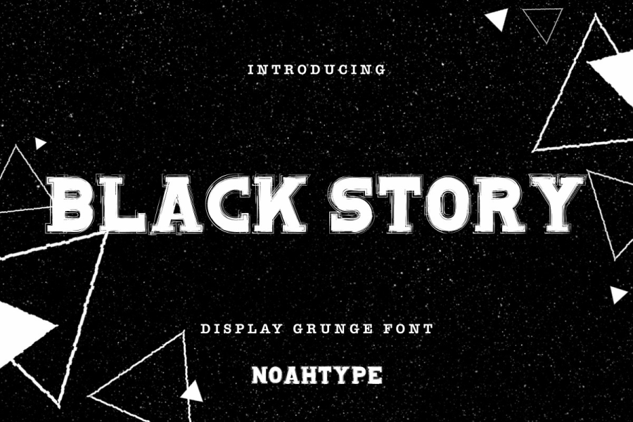 Black Story Demo Font · 1001 Fonts