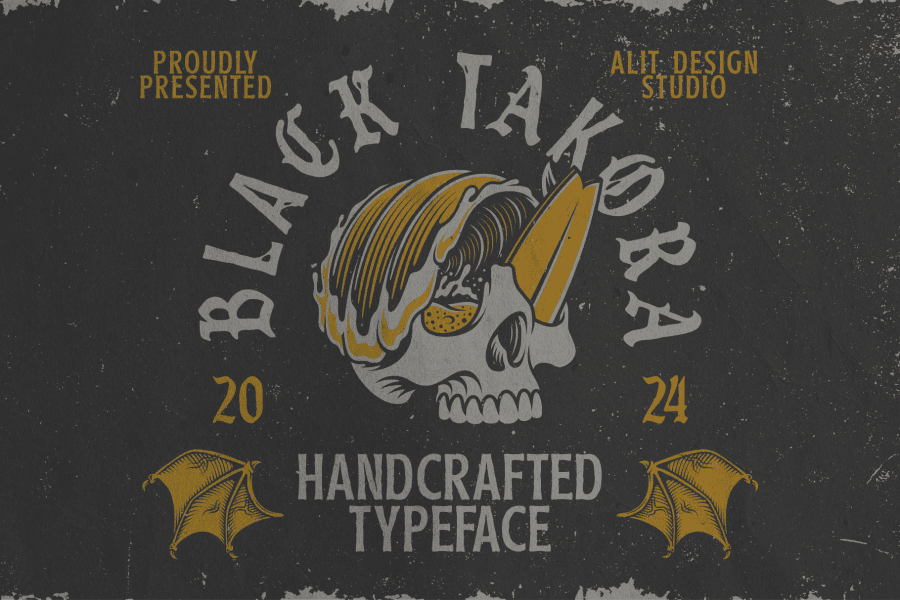Black Takora Font · 1001 Fonts